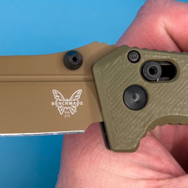 Bladebinge - Benchmade Mini Adamas 273 OD Green & FDE TAN