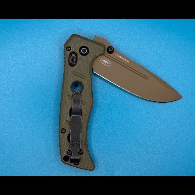 Bladebinge - Benchmade Mini Adamas 273 OD Green & FDE TAN