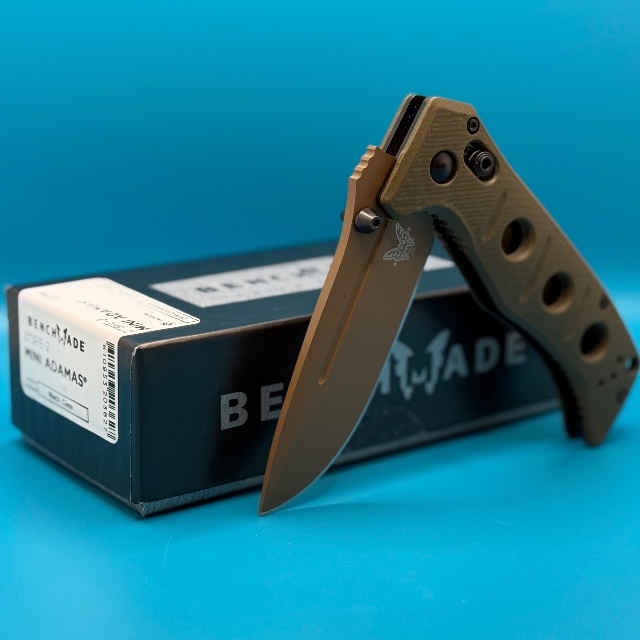 Bladebinge - Benchmade Mini Adamas 273 OD Green & FDE TAN