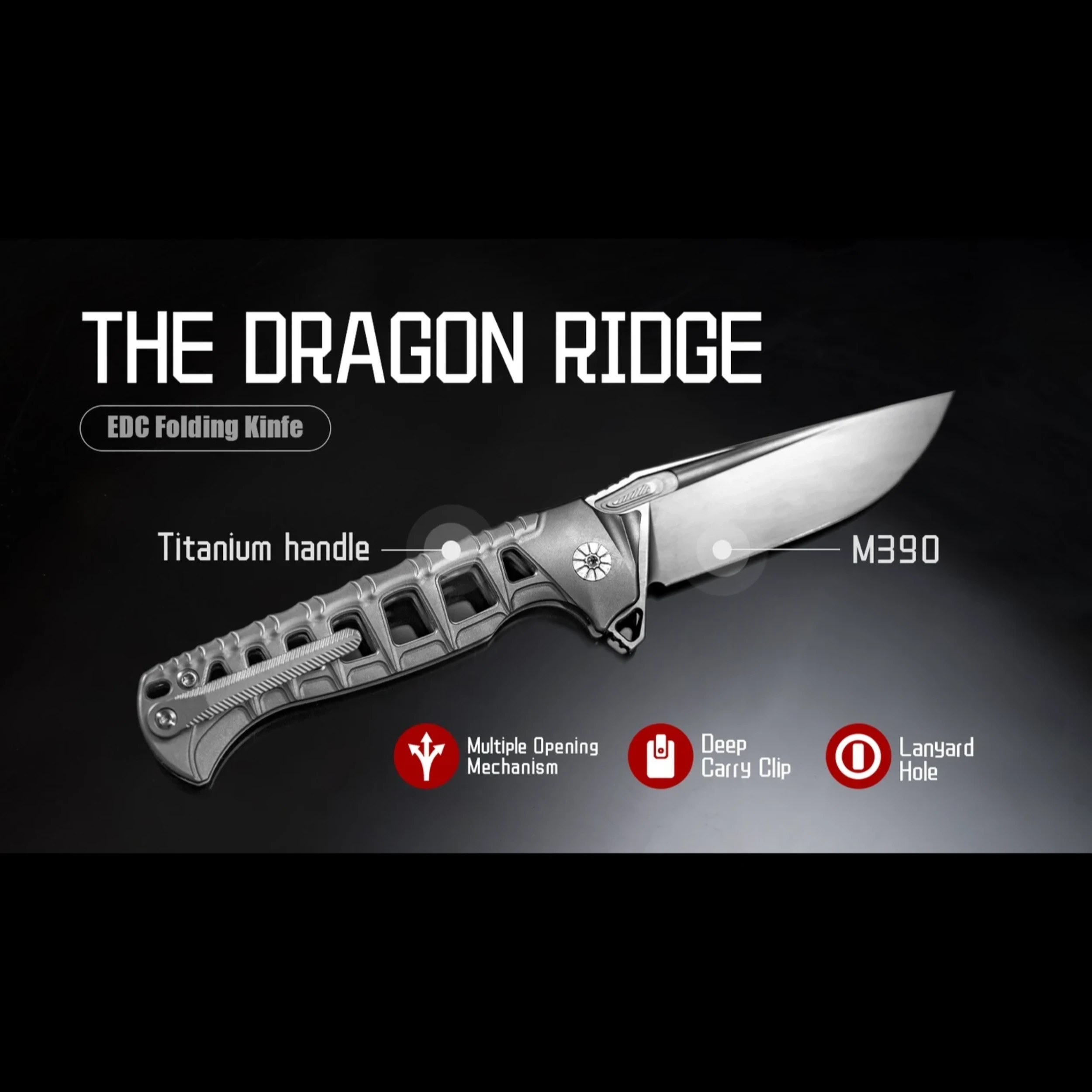 Bladebinge - *PRICE DROP* BNIB Dragon Ridge M390 Titanium Black DLC ...