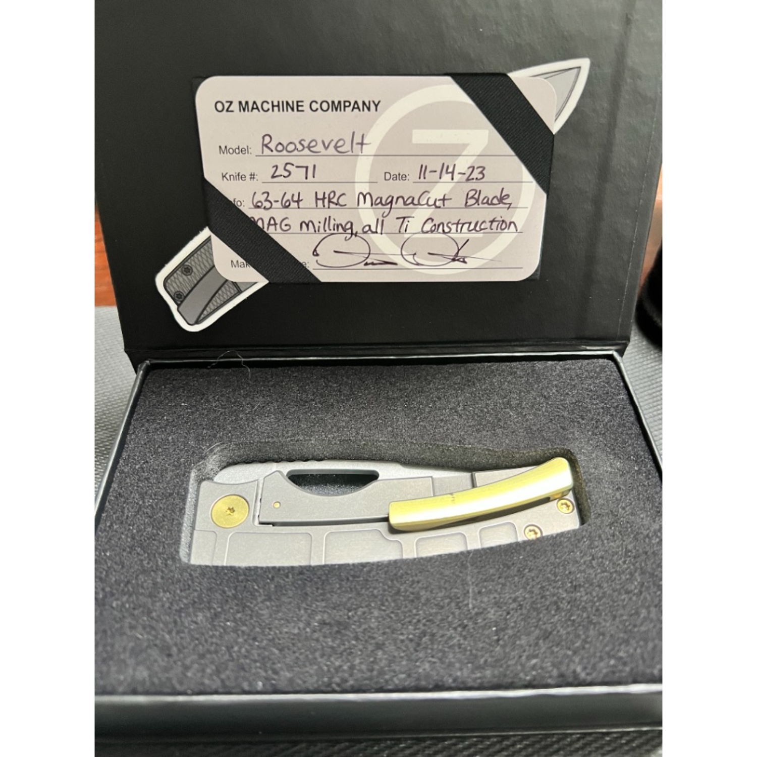 Bladebinge - OZ Machine Roosevelt Satin Mag Mill