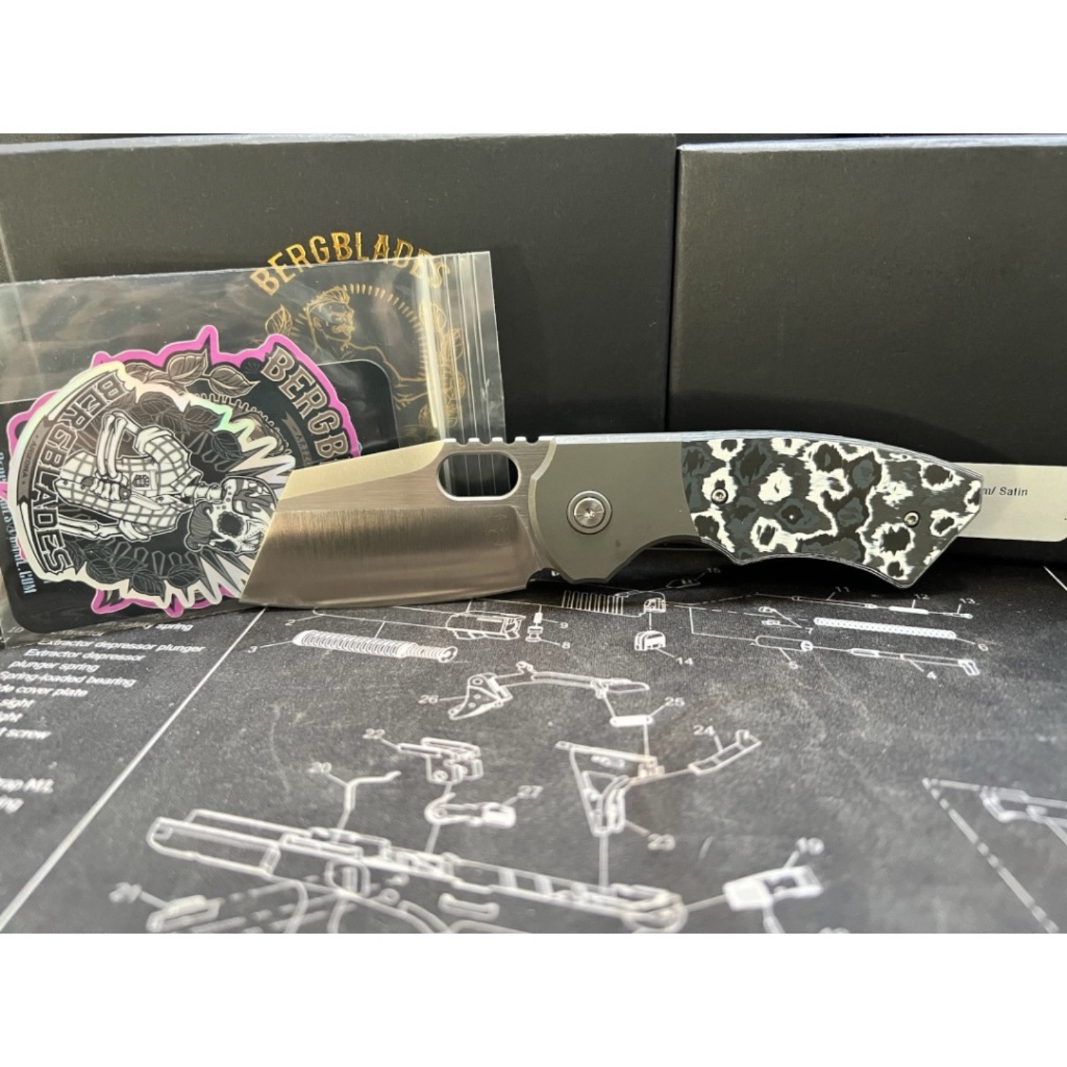 Bladebinge - Berg Blades Slim Arctic Fat Carbon