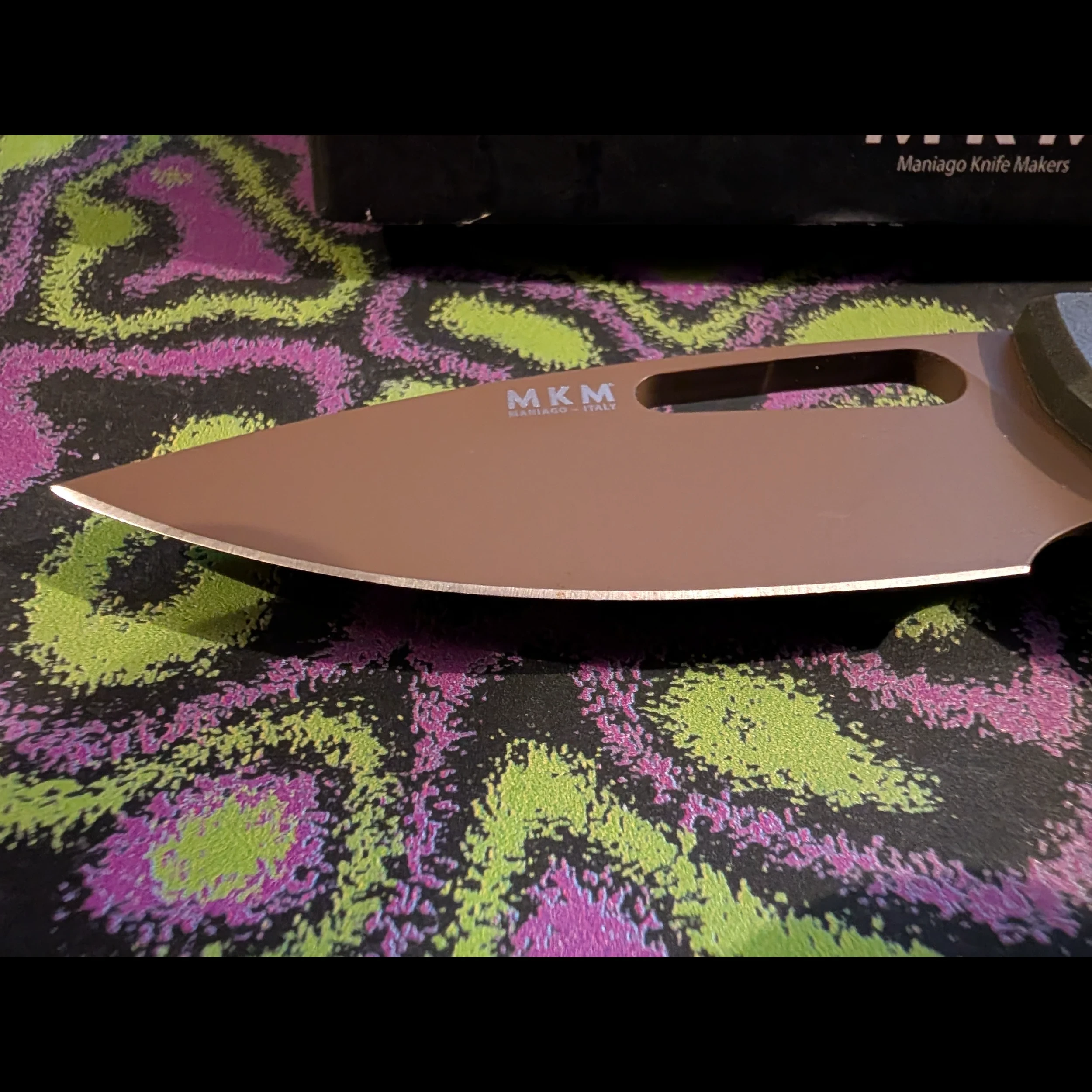 Bladebinge - MKM LOV Drop Point Lockback Knife OD Green FRN (3" Tan)