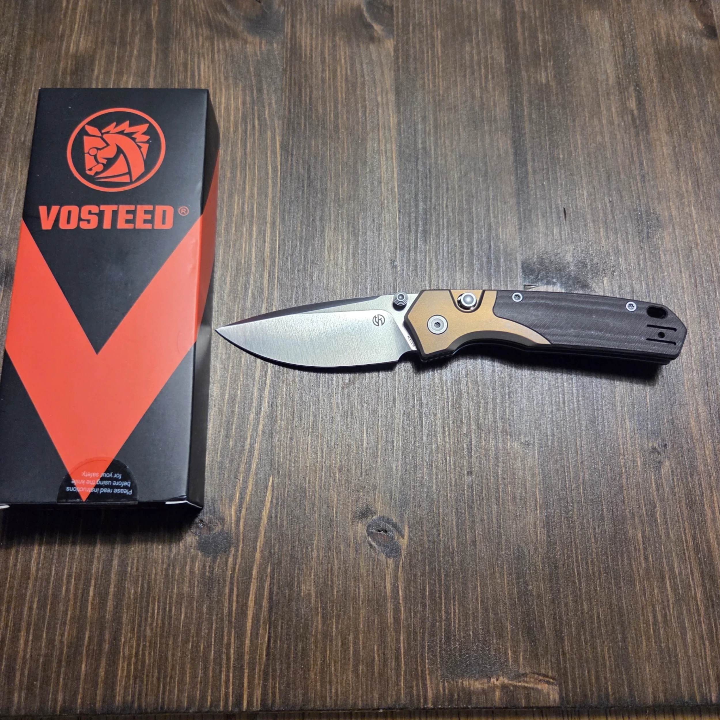 Bladebinge - Vosteed Psyop - Top Liner Lock Knife (2.99" S35VN Blade ...